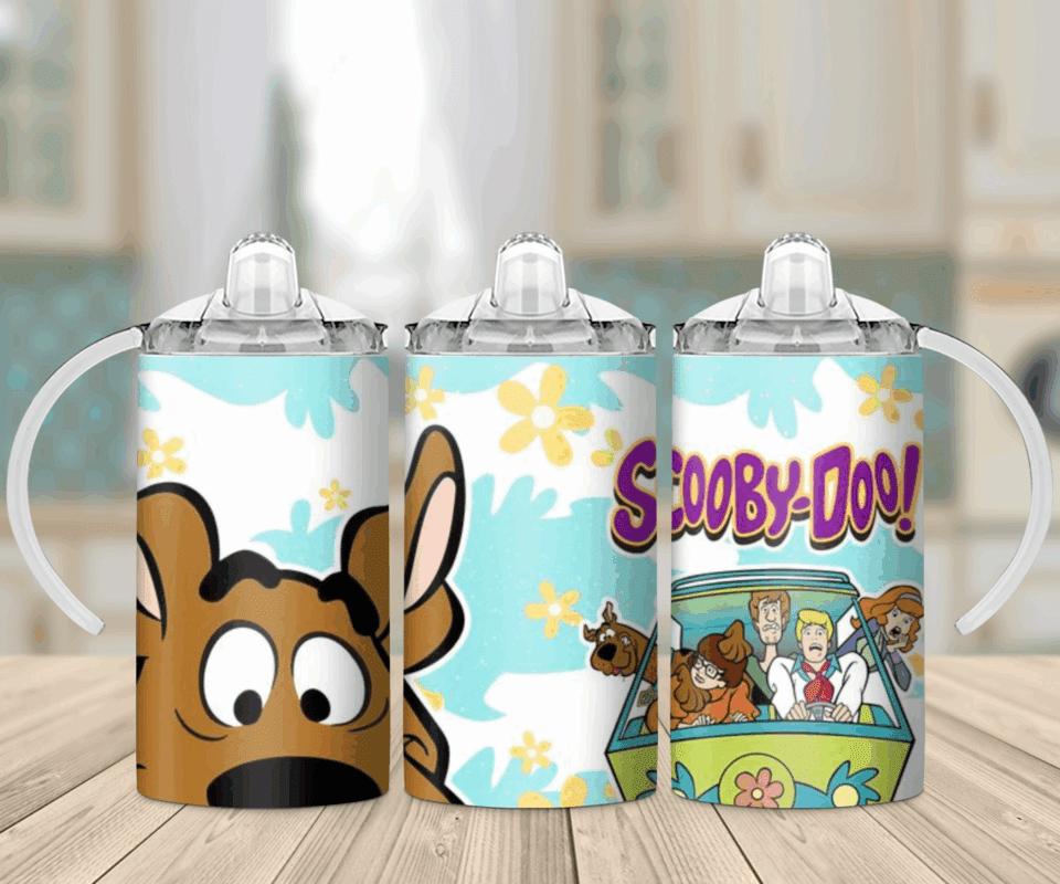 Scooby Doo 12oz Sippy Cup - Bright Blanks Sublimation