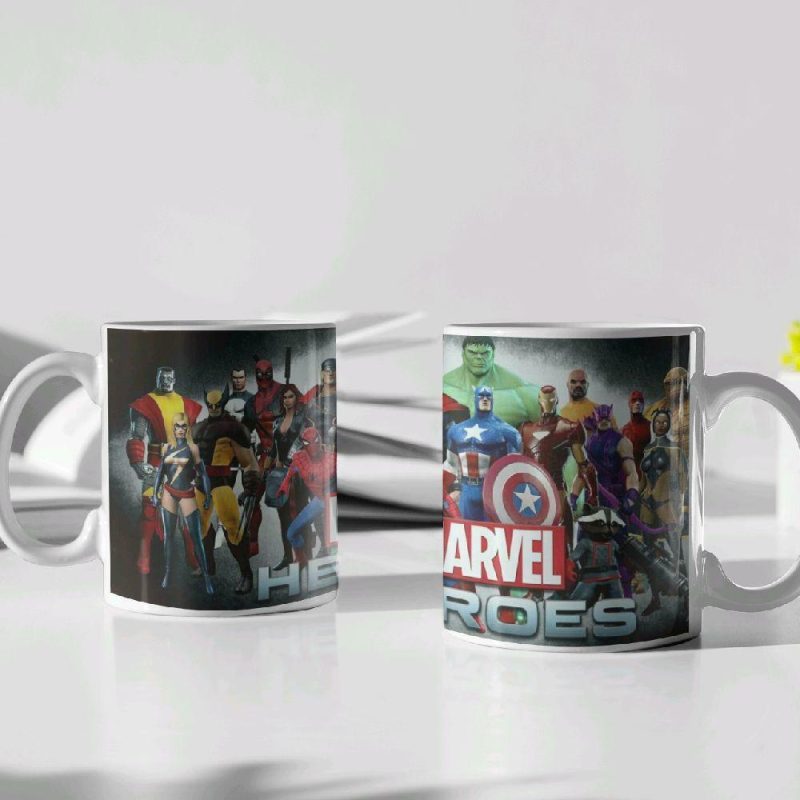 Superhero Marvel 11oz Mug - Bright Blanks Sublimation