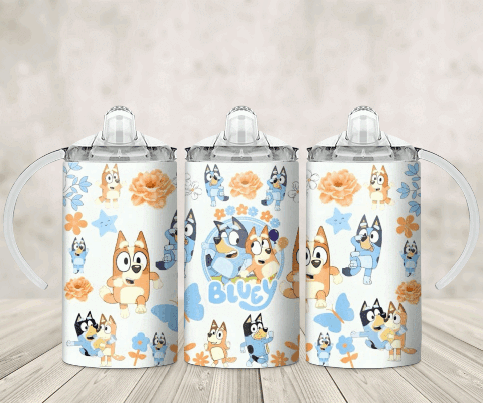 Bluey Sippy Cup Tumbler - Bright Blanks Sublimation